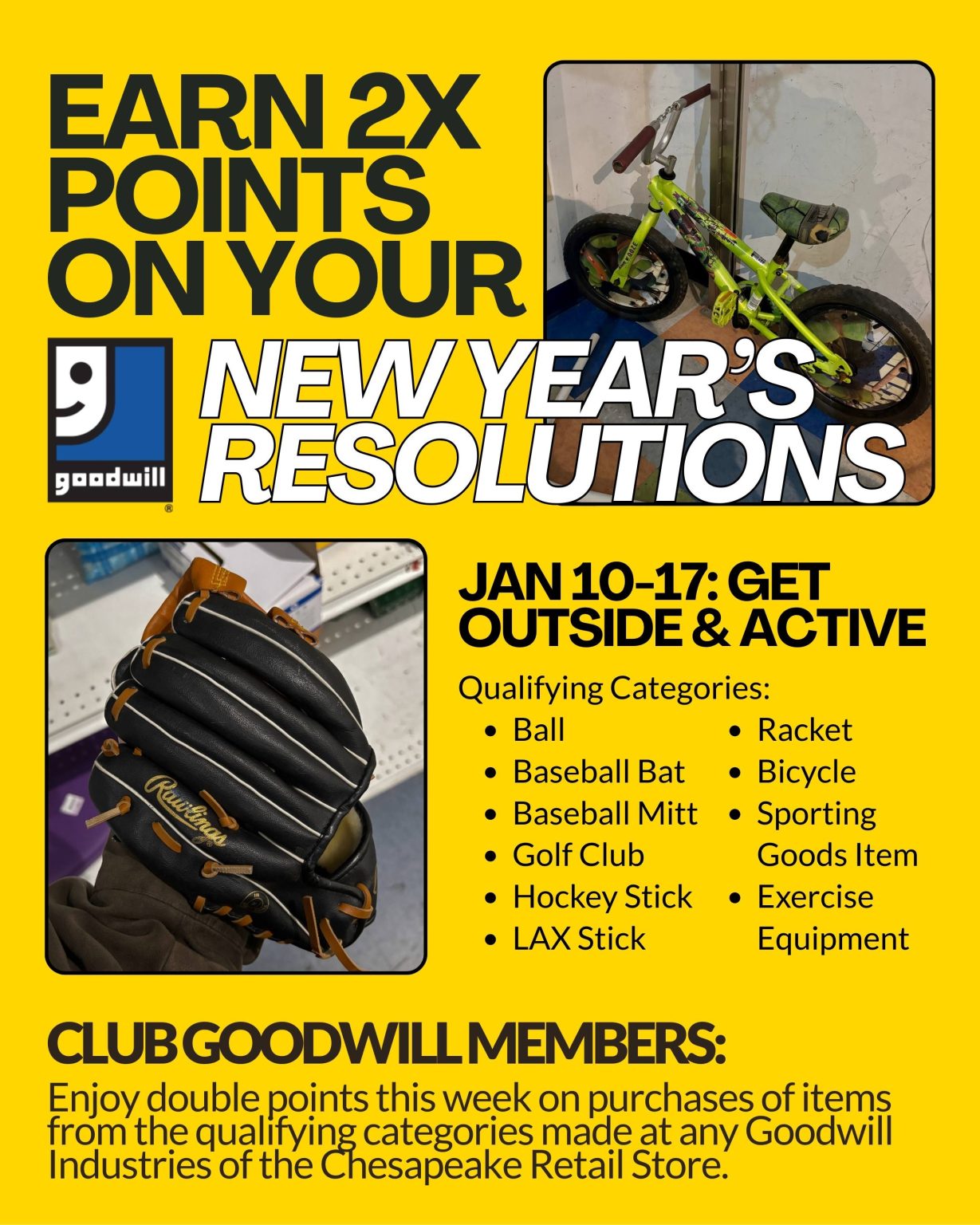 Jumpstart Your New Year: Get Active & Earn Double Points at Goodwill ...